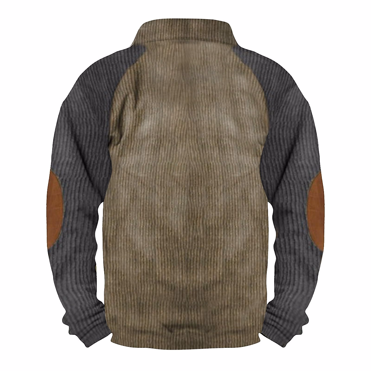 Ymosrh Men Sweatshirts, Casual Quarter Button Pullover Sweatshirt Color Block Fashion Sweaters Tops Ropa Para Gym Hombres Workout Hoodies For Crew Neck White Sweatshirt Sweater (XXL, Army Green)