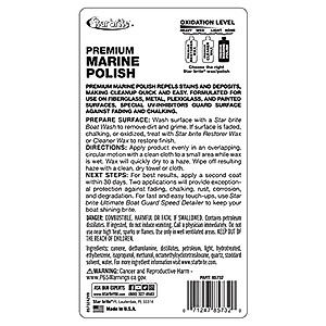 Star brite Premium Marine Polish with PTEF - Boat Wax That Seals & Protects Gel Coat with a High Gloss Finish