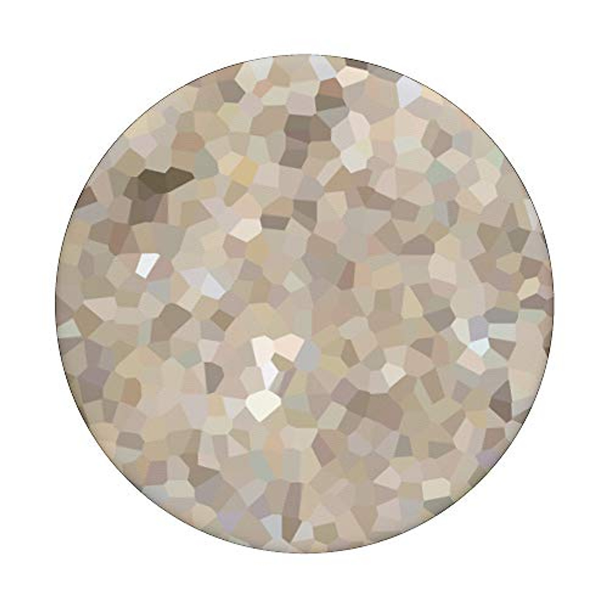 Champagne Golden Beige Mosaic Pattern PopSockets Swappable PopGrip
