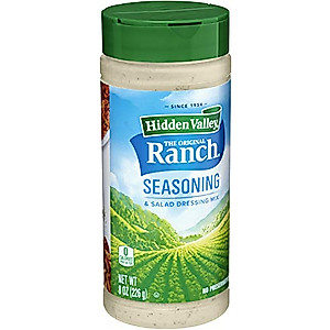 Hidden Valley Ranch Seasoning, Ranch Dressing Dry Mix for Salad Dressing, Gluten Free Salad Dressing, 8 Ounces