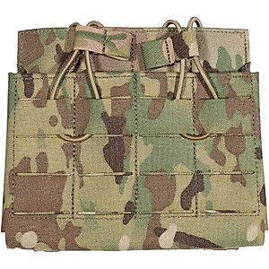 Grey Ghost Gear 1051-5 Double 7.62 Mag Pouch Laminate - Multicam