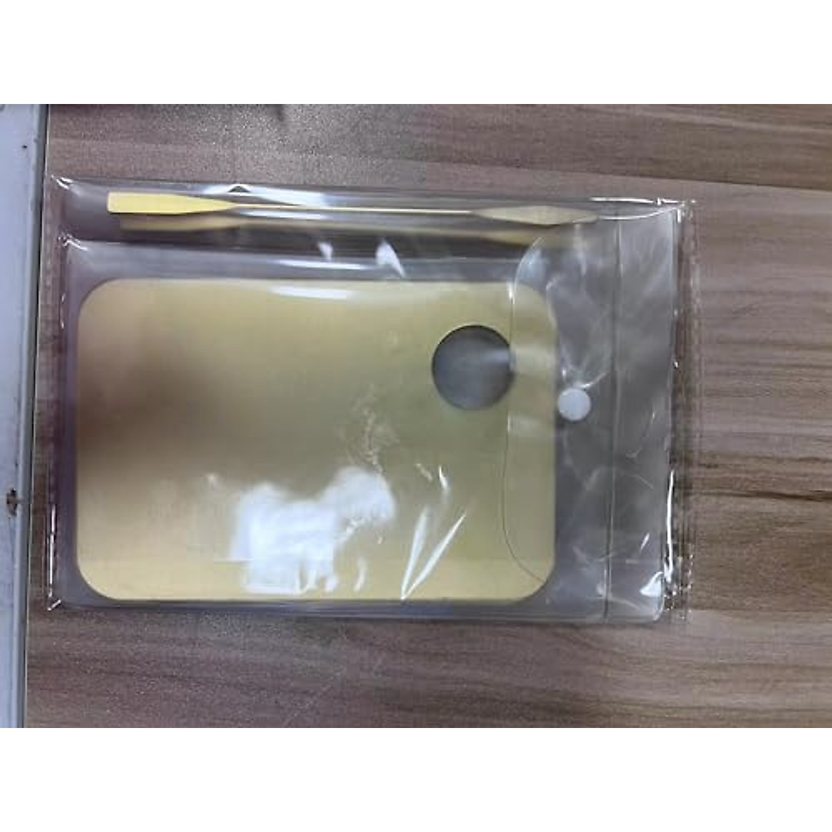 2Pcs Acrylic Makeup Mixing Palette with 2 Pcs Makeup Spatula, Foundation Mixing Tray Cosmetic Palette Mixer Makeup Palette for Foundation, Makeup Mixing Tray for Mixing Eye Shadow Lipsticks Nail Art