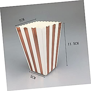 Snack Containers 24pcs Popcorn Boxes Party Paper Box Popcorn Holder Bags Popcorn Party Paper Supplies Mini Popcorn Boxes Box of Paper Birthday Party Paper Supplies Container