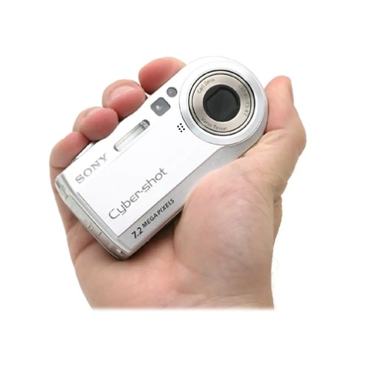 Sony DSCP150 7MP Digital Camera with 3x Optical Zoom (Silver)