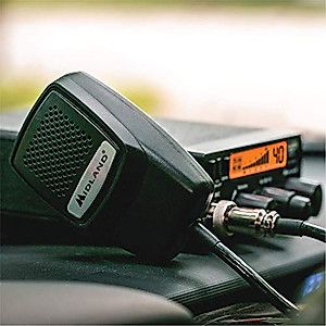 Midland – 100LWX 40 Channel CB Radio with NOAA Weather Scan Alert - Digital Tuning and LCD Display
