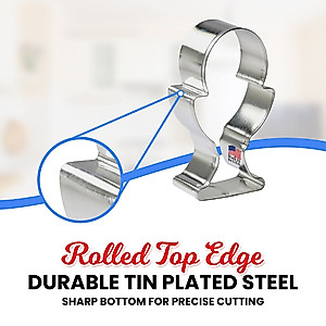 Foose Chalice Cookie Cutter 4 Inch –Tin Plated Steel Cookie Cutters – Chalice Cookie Mold