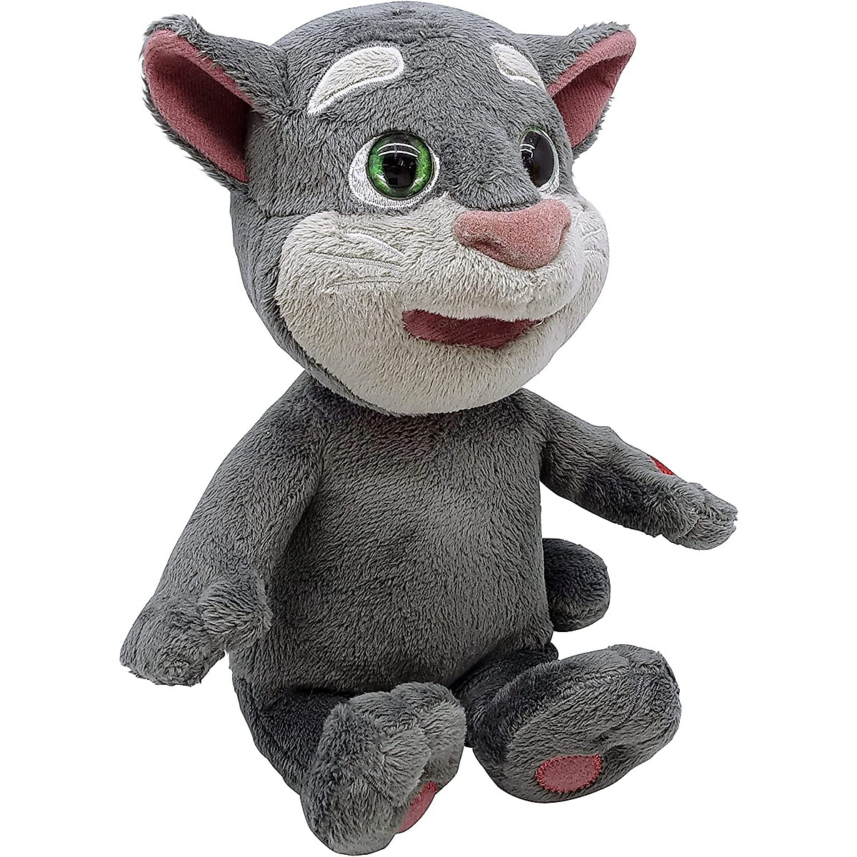 Official Talking Tom & Friends 10 Inch Tom Plush Toy with Interactive Talkback & App Sounds Features | an Original, Fun & Educational Cuddle Toy for Baby & Kids
