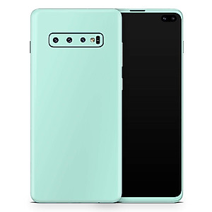 DesignSkinz Subtle Solid Green Protective Vinyl Decal Wrap Skin Cover Compatible with The Samsung Galaxy S20 (Screen Trim & Back Glass Skin)