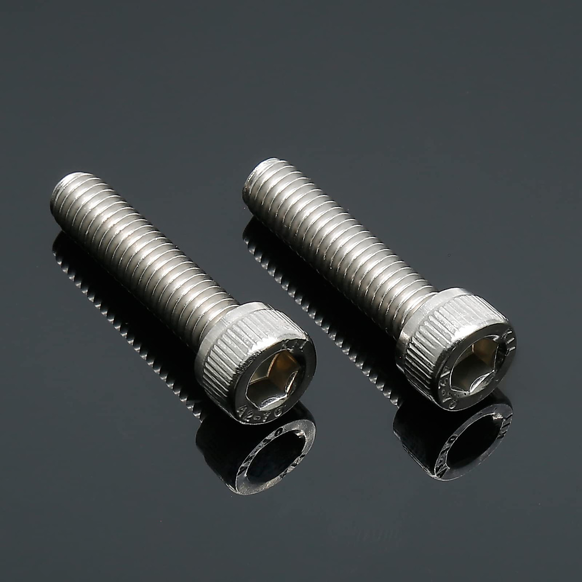 PHITUODA 25pcs M6-1.0 x 25mm Socket Head Cap Screws Bolts, 304 Stainless Steel Machine Thread Bolt, Full Thread Bright Finish Screw