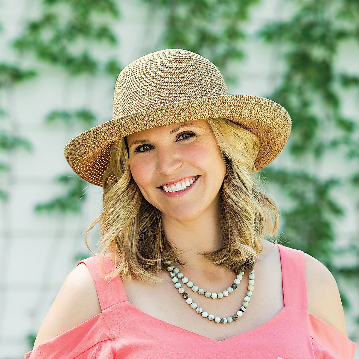 Wallaroo Hat Company – Women’s Amelia Sun Hat – UPF 50+ Sun Protection, Packable, and Adjustable Sizing for Medium Crown Sizes – Elegant Hat Sun-Smart Hat for Parties and Outdoor Events (Natural)