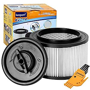 KEEPOW VF408 Replacement Cartridge Filter Compatible with Vacmaster 4 gallon vacuum VF408, VFCF