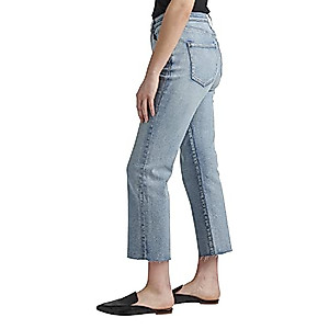 JAG Jeans Women's Phoebe High Rise Cropped Bootcut Jeans, Arctic Blue Sat125, 14