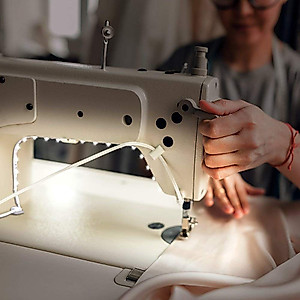 GELENZ Sewing Machine Light,30 LED Lighting Strip kit Cold White 6000k with Touch dimmer and USB Power,Fits All Sewing Machines (2pack)