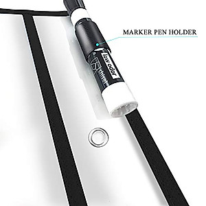 Dry Erase Pockets Oversize 10x14 Pockets Reusable Dry Erase Board Sleeves Black Worksheet Sleeves Perfect for Classroom Organization Ideal for Office and School Work,6 Pack