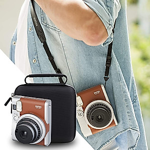 Mchoi Hard Portable Case Compatible with Fujifilm Instax Mini 90 Instant Film Camera & Accessories,Case Only