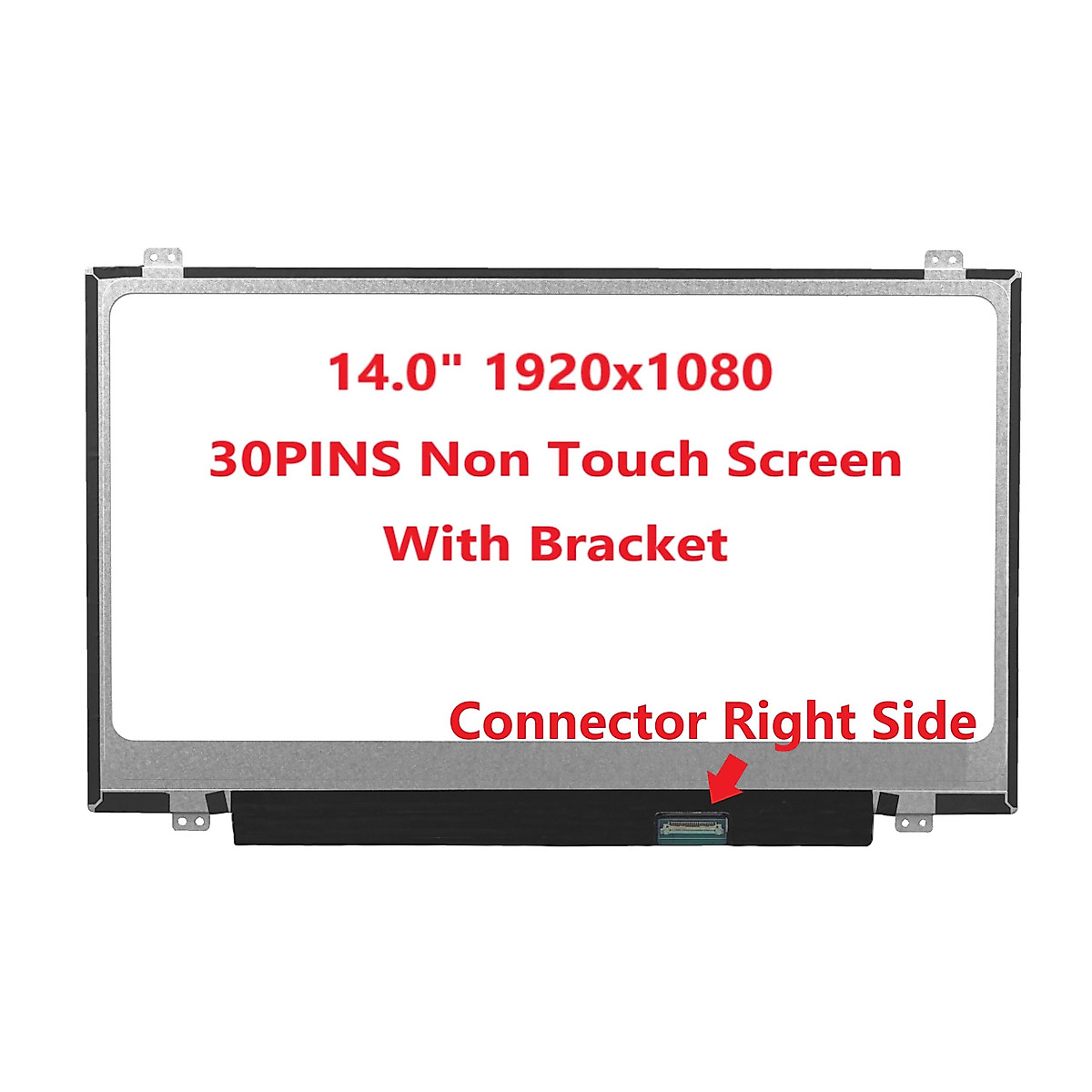Fullcom Tech FULCOM New 14 inch Screen Compatible with N140HGE-EAA, N140HGE-EA1, NT140FHM-N41, B140HTN01.2 Replacement Screens Also fit Elitebook Folio 1040 G3