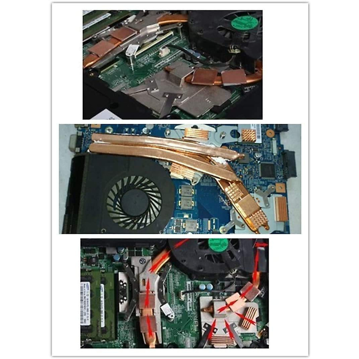 Easycargo 40pcs 6 Sizes 20mm Copper Pad Shim Thermal Assortment Kit, Pure Copper Heatsink C1100, Low Profile Thermal Plate Cooler for Cooling CPU GPU VGA RAM VRM VRAM PS5 SSD NVMe M.2 2280 2242 2230