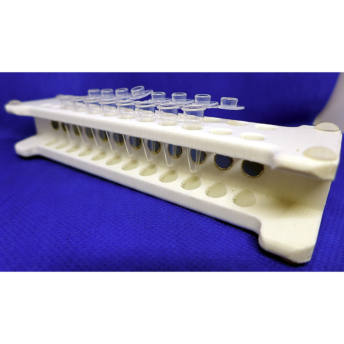 Magnetic Rack for DNA, RNA Purification; for 100-250 microliter PCR Tubes (leagacy, 24 Tubes)