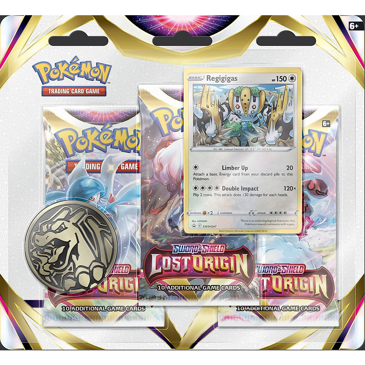 Pokemon TCG: Lost Origin Regigigas 3PK Blister