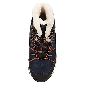 Mountain Warehouse Comet Kids Waterproof Snowboots -Warm Winter Shoes Navy Kids Shoe Size 13 US