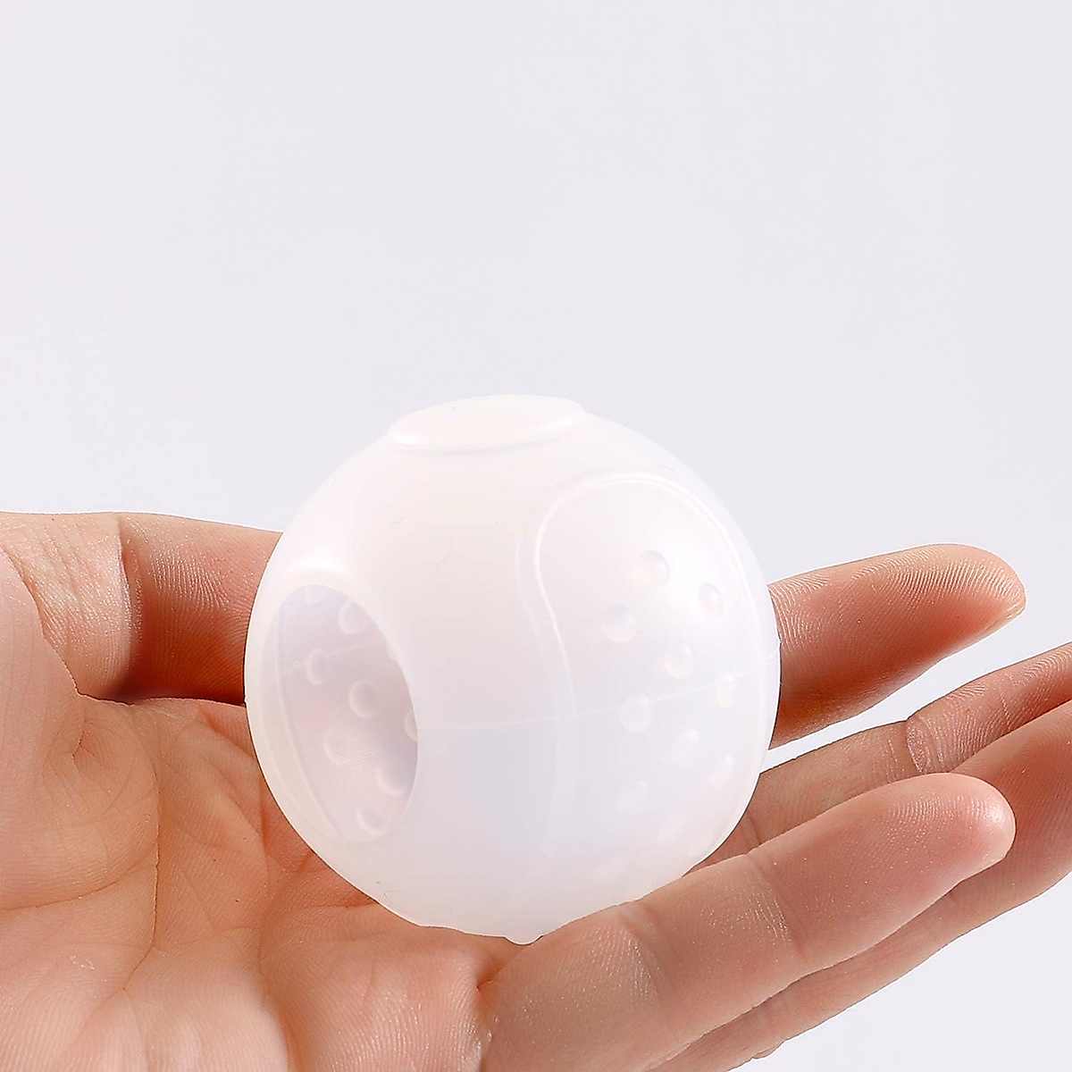 Silicone Grip Case for Poke Ball Plus Controller, Accessories Rubber Skin Protective Cover Case Compatible with Nintendo Switch Pokemon Lets Go Pikachu Lets Go Eevee Poke Ball Plus - Clear