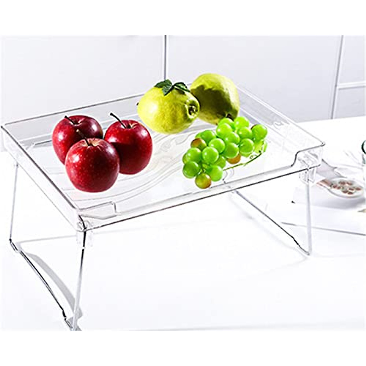 RRMMAN 2 Pack Stackable Cabinet Shelf Organizer Storage Rack,Stackable Shelves for Cabinets & Countertop - Storage Shelf Organizer Stand Racks,Suitable for Multiple Scenes Such as Living Room