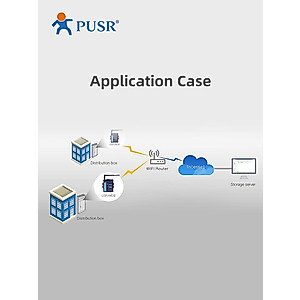 PUSR Industrial WiFi to 2 Ports Ethernet to Serial Converter Supports modbus RTU to TCP rs232 rs485 to WiFi ethernet Server USR-W630