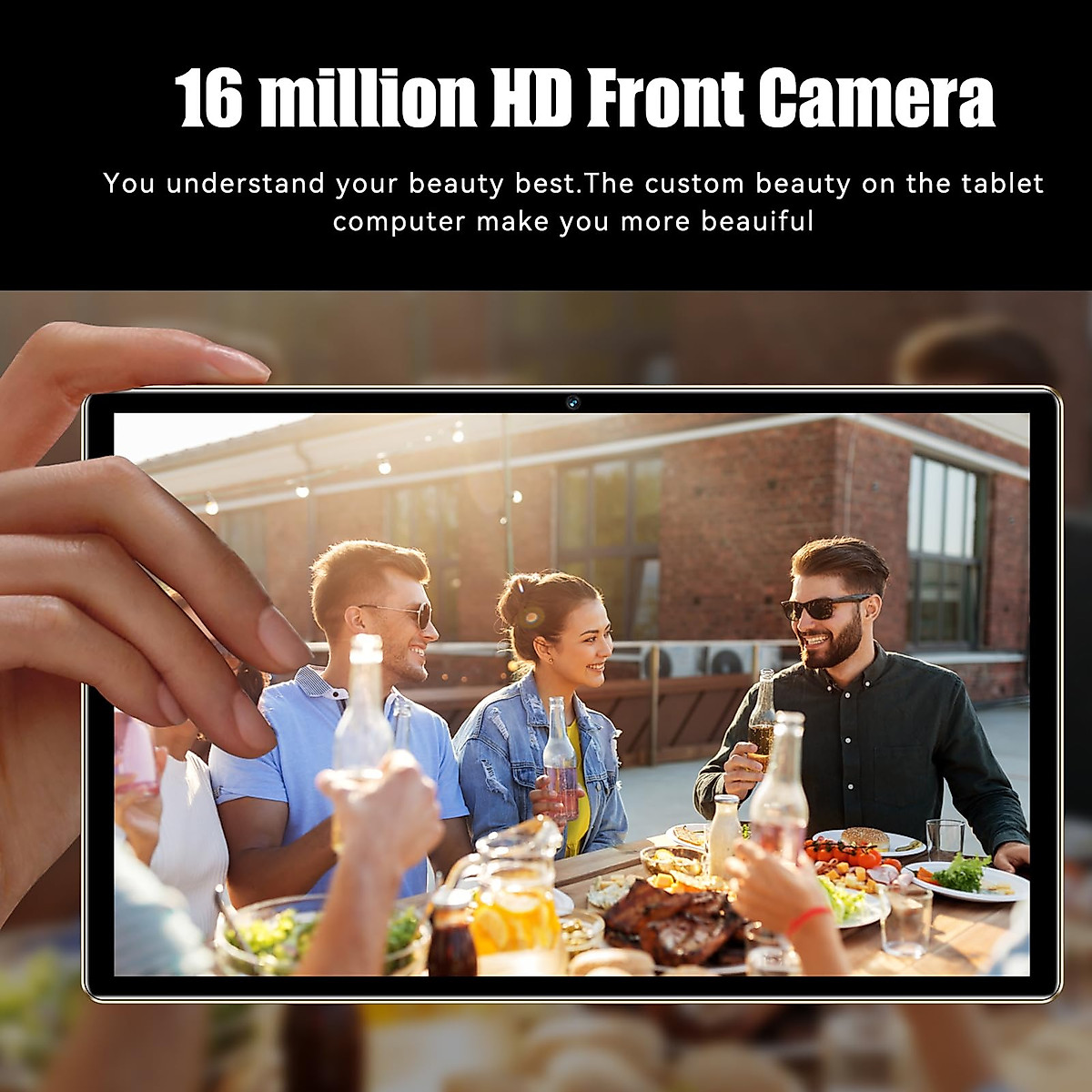 Acogedor 2 in 1 Tablet 10.1 Inch, for Android 12.0 Tablet with BT Keyboard, Dual Camera, 8GB RAM 256GB ROM, 8 Core CPU, 5G WiFi, 4G LTE Tablet for Work, Gaming (US Plug)