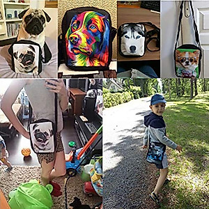 AFPANQZ Personalized Small Cross Body Purse Customized Messenger Bags Travel Casual Shoulder Bag Sling Tote for Kids Women Custom Design POD Print On Demand Your Image