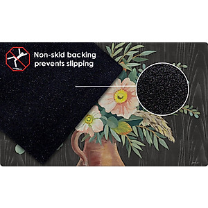 Toland Home Garden 800526 Rustic Bouquet Spring Door Mat 18x30 Inch Flower Outdoor Doormat for Entryway Indoor Entrance