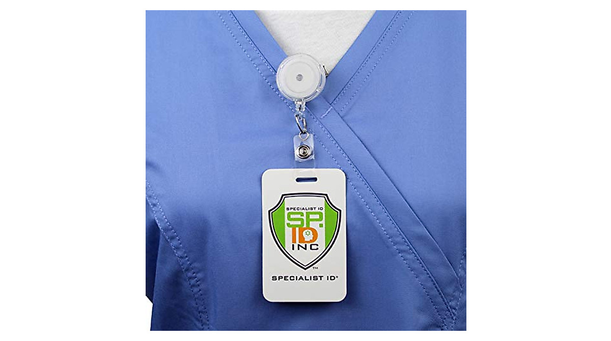 Buy 25 Pack Premium Clear Retractable Badge Reels with Alligator Clip