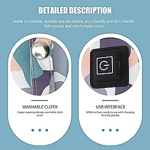 Toyvian 1Pcs USB Baby Bottle Warmer 3 Gears Temperature Adjustable Bottle Warmer, Insulated Milk Bottle Bag Portable Breastmilk Warmer Bag