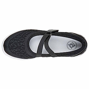 Propét Womens TravelActiv Mary Jane Walking Walking Sneakers Shoes - Black - Size 10 4E