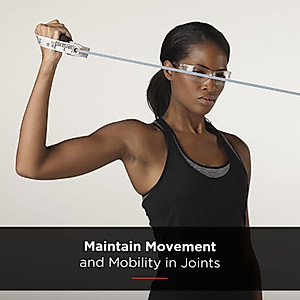 THERABAND Resistance Tubes, Professional Latex Elastic Tubing with Soft Handles For Physical Therapy, Lower Pilates, At-Home Workouts, and Rehab, 50 Inch, Silver, Super Heavy, Advanced Level 2