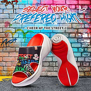 UIN Women's Summer Chunky Platform Slide Wedges Sandal Comfortable Art Travel Shoes Sitges Ⅲ Cheer at the Street 2 (7)