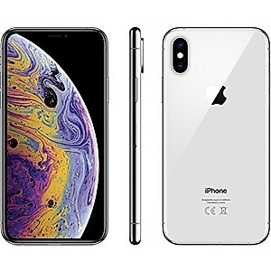 Apple iPhone Xs Max, 64GB, Silver - for T-Mobile (Renewed)