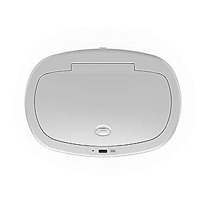 Mainstay Motion Sensor Trash Can, 13.2 Gallon, White Stainless Steel