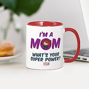 CafePress Marvel Mom Black Widow Mug Ceramic Coffee Mug, Tea Cup 11 oz