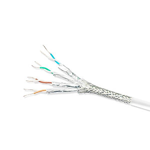 Cat7 Ethernet Cable - 25 ft - RJ45 Connector - Double Shielded STP - 10 Gigabit 600MHz - Cat 7 Premium High Speed Network Wire Patch Cable (7.5m) LAN Cord - 25 Feet