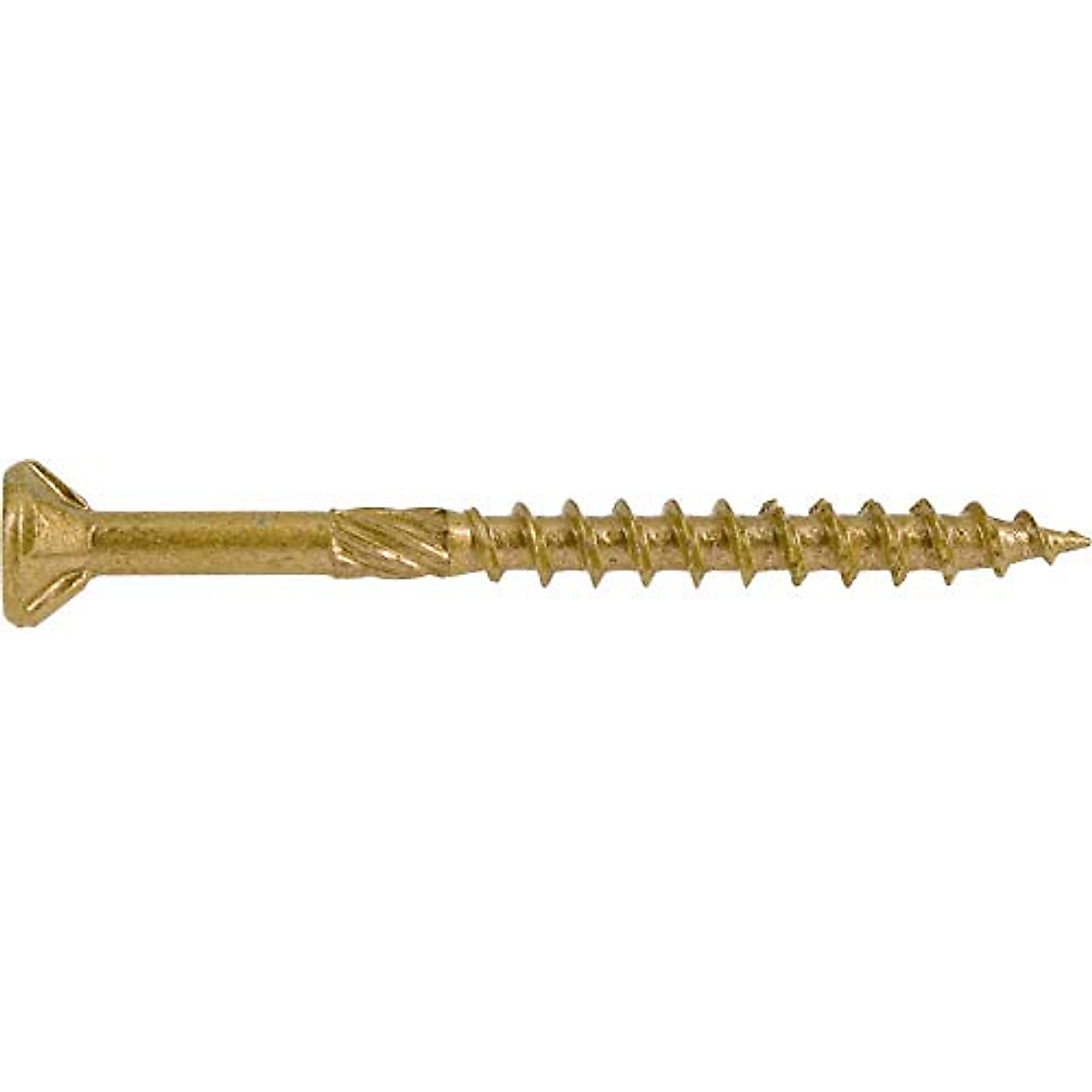 Power Pro 967775 Wood Screws, #8 x 2", Premium Outdoor Deck Screws, Rust Resistant, Epoxy Coated Bronze, 3000pcs Box