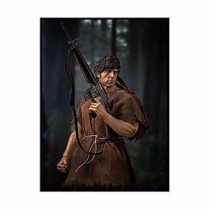 threezero Rambo: First Blood John Rambo 1:6 Scale Collectible Figure,Multicolor