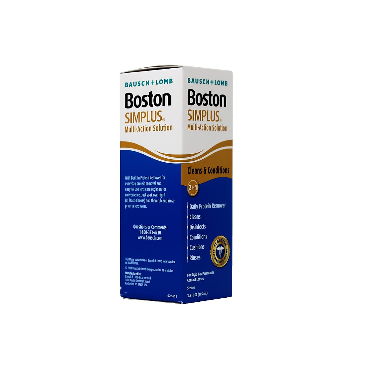 Boston Simplus Multi-Action Solution, 3.5 Ounce (Pack of 2)
