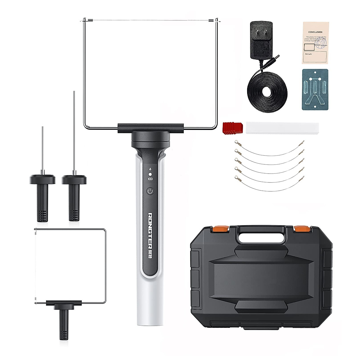 RONGTER 4 in 1 Hot Wire Electric Foam Cutter kit, Styrofoam Cutting Tool 15W/ 6V with Case, Heated Foam Carving Knife Kit