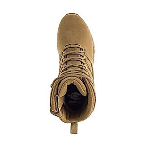 Merrell Men's Moab 2 8" Defense Zip Composite Toe Military and Tactical Boot, Coyote, 11.5 Wide