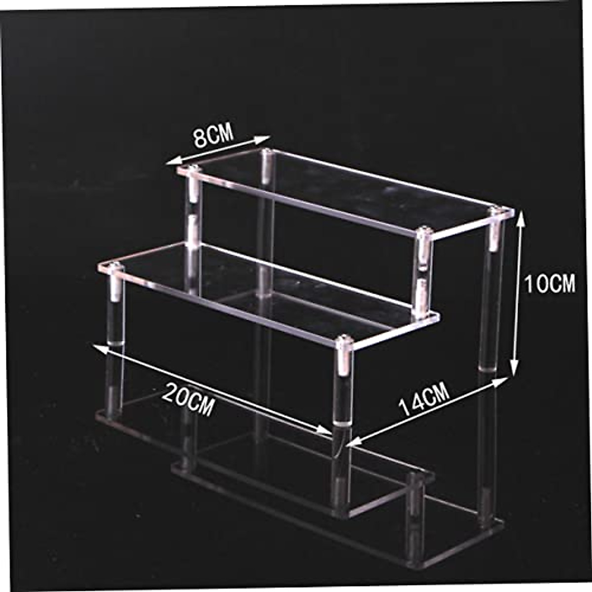 BIUDECO Desktop Storage Rack Display Shelves Storage Shelves Doll Toy Car Model Dispaly Stand Desk Storage Cotainer Office Table Organizer Storage Stand