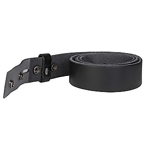 Gelante Genuine Full Grain Leather Belt Strap without Belt Buckle G2016-BK-M