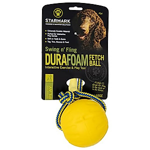 Starmark Swing 'n Fling DuraFoam Ball Dog Toy Large