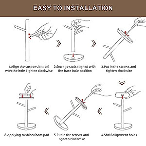 HiBloks VR Stand Accessories, Wooden Headset Display Holder & Touch Controller Mount Station for Meta Quest 2, PSVR 2, Valve Index, HP Reverb G2, Pico 4 and More (Acacia Wood)