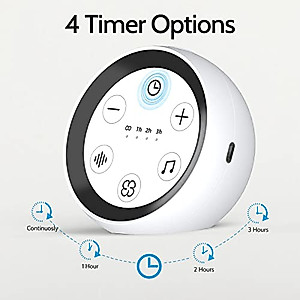 SoundMe Portable Sound Machine White Noise Machine for Sleeping with 32 Soothing Sounds Loud Travel Sleep Pink Brown Noise Machine for Baby Kids Adults 36 Volume Levels 4 Timer Sound Healing Machine