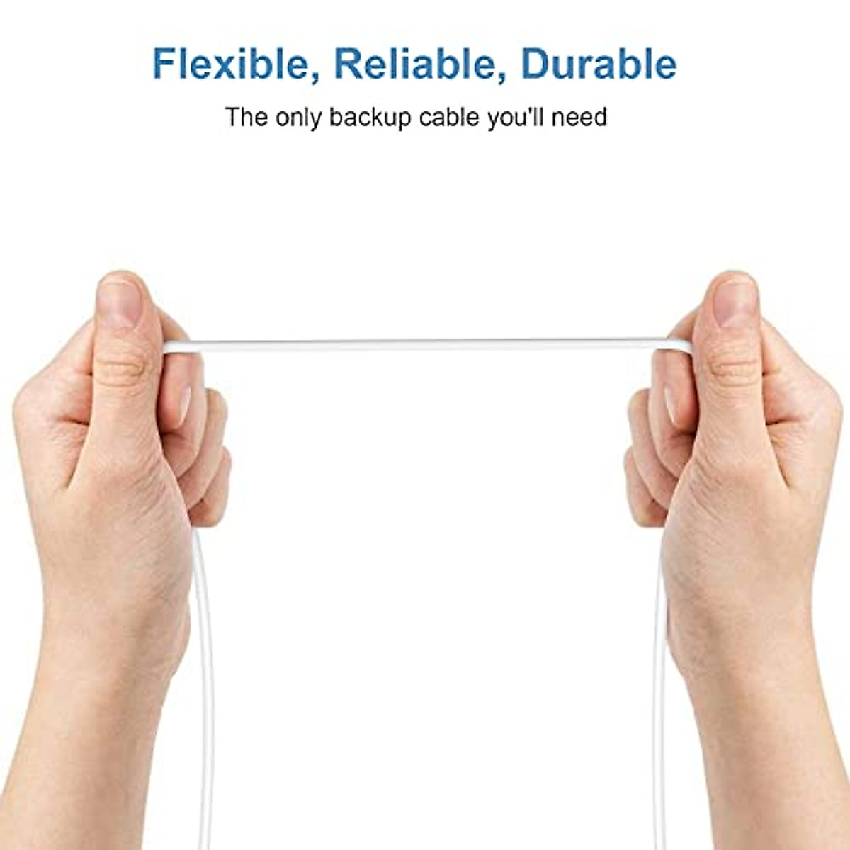 13ft Micro USB Cable Replacement for Wyze Cam, YI Dome Camera, Arlo Q Camera, Nest Cam, Dropcam, Samsung Android Charger Cord